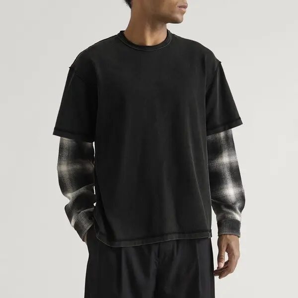 BEACH BRAINS Dead End Double Layer Shirt