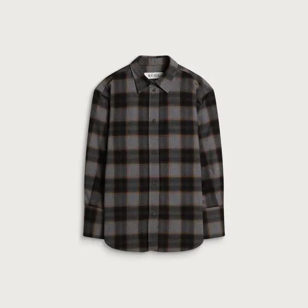 RÓHE Flannel Check Overshirt - Winter Check