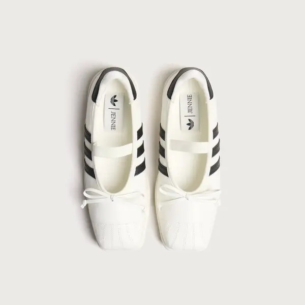 Adidas X Jennie Superstar Square Ballet - Core White
