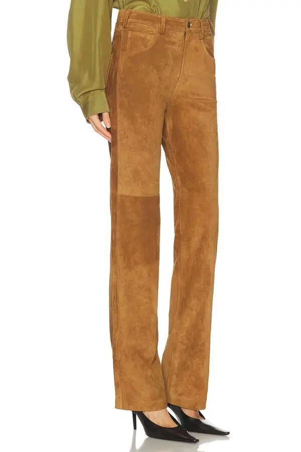 NILI LOTAN Joan Suede Pant