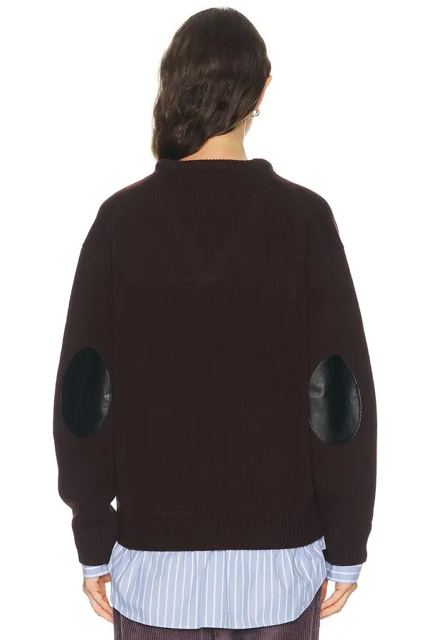 Acne Studios Karooniv Sweater In Brown