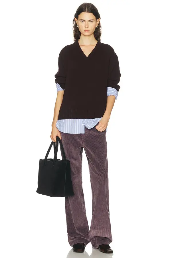 Acne Studios Karooniv Sweater In Brown