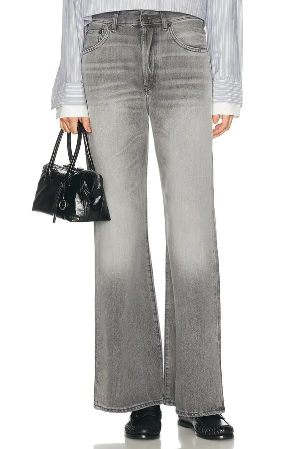 Acne Studios 2021f Wide Leg In Grey - Ash Grey