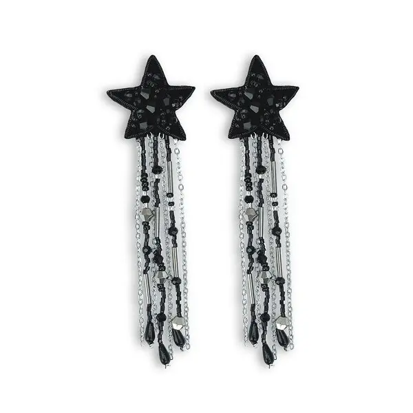 VETKA Star Statement Fringe Earrings – Astral Desire