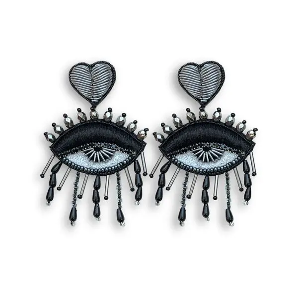 VETKA Dangle Eye Earrings- Shadowed Passion