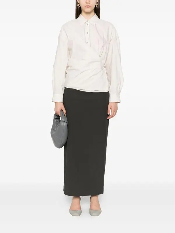LEMAIRE Cotton And Silk Shirt - Multicolor