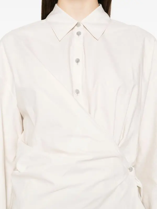 LEMAIRE Cotton And Silk Shirt - Multicolor