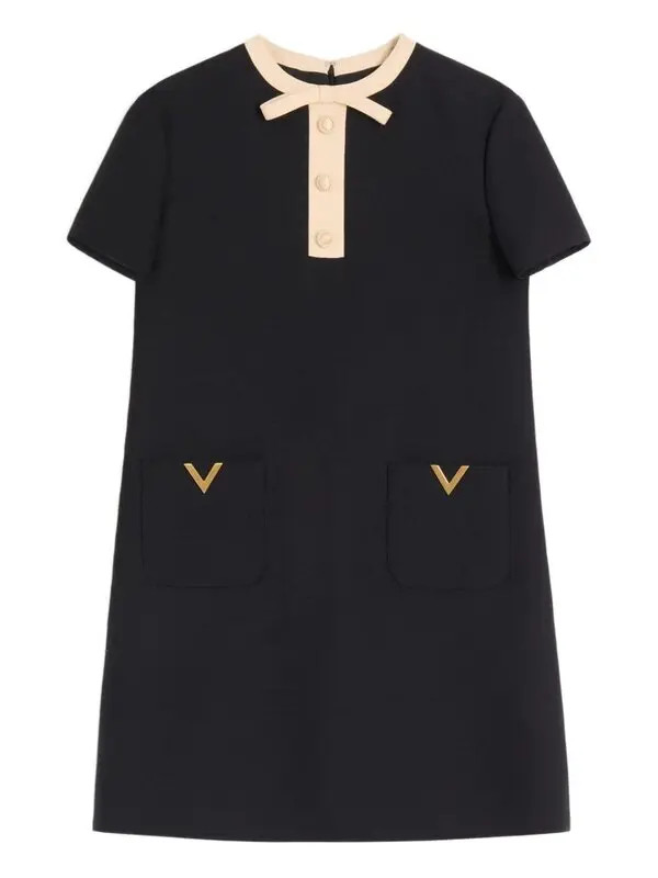 Valentino Garavani Wool And Silk Blend Dress