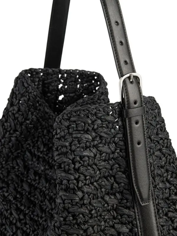 TOTEME Rafia Belted Tote Bag