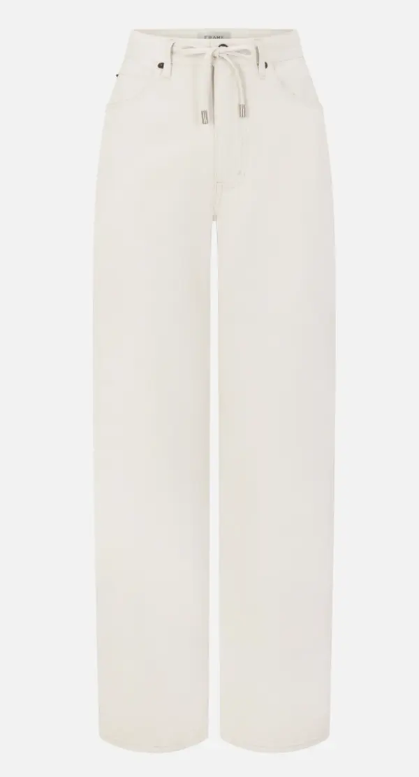 FRAME The Off Duty Drawstring Bow - Ivory