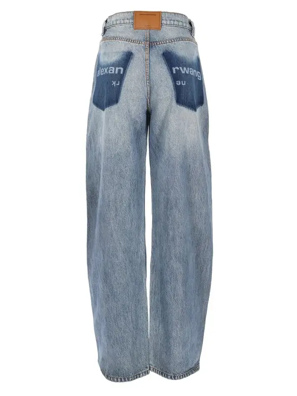 Alexander Wang Jeans "float" Con Tasca A Scomparsa