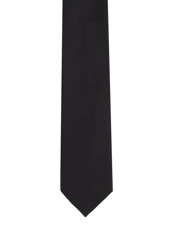 BOSS Cravatta Formale Con Motivo Jacquard - Black