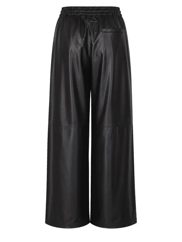 MAISON MARGIELA Pantalone Ampio In Ecopelle