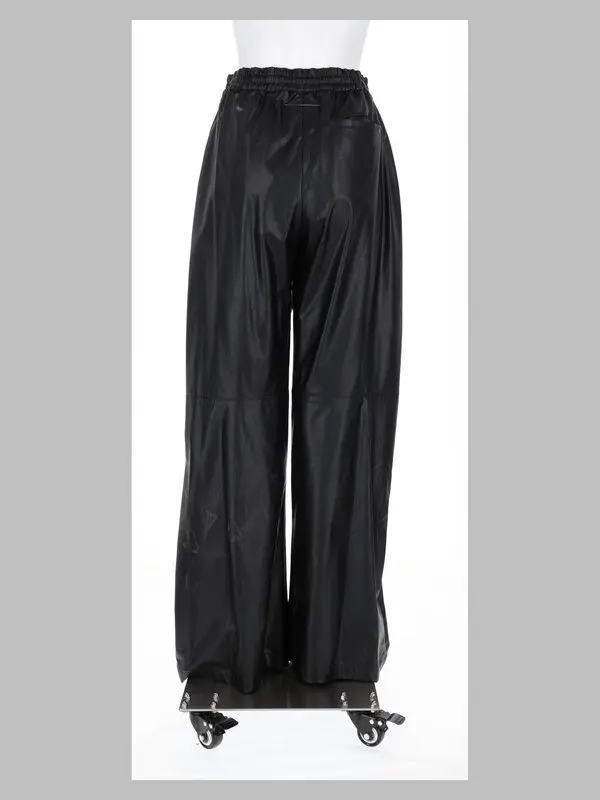 MAISON MARGIELA Pantalone Ampio In Ecopelle