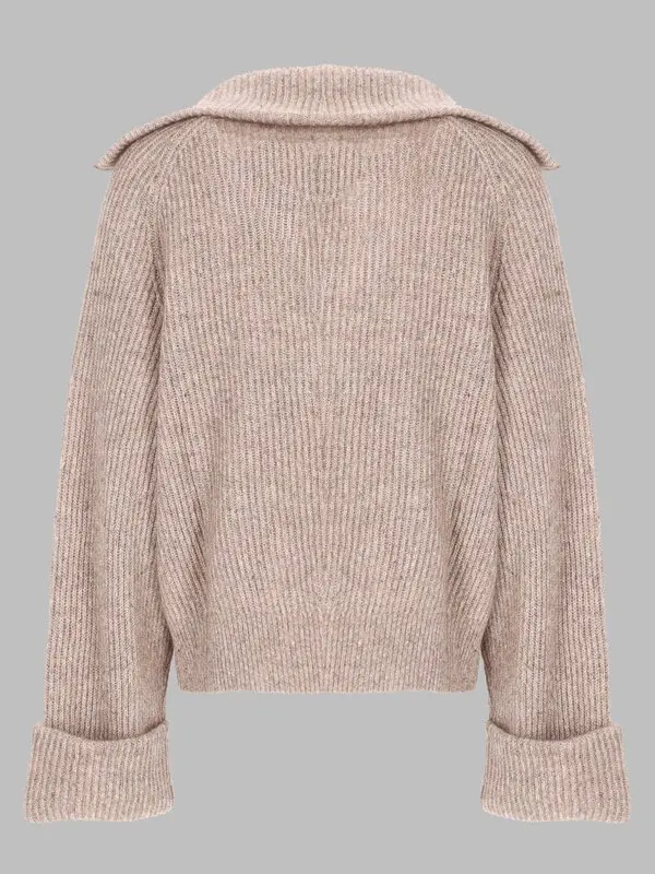 Brunello Cucinelli Cardigan In Cashmere A Coste