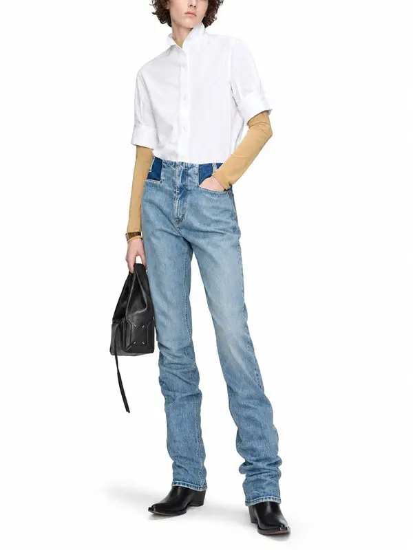 MAISON MARGIELA Jeans Con Dettagli A Contrasto