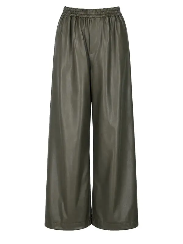 MAISON MARGIELA Pantalone Ampio In Ecopelle