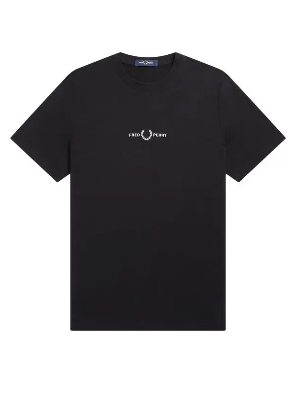 Fred Perry T-shirt Con Logo Ricamato