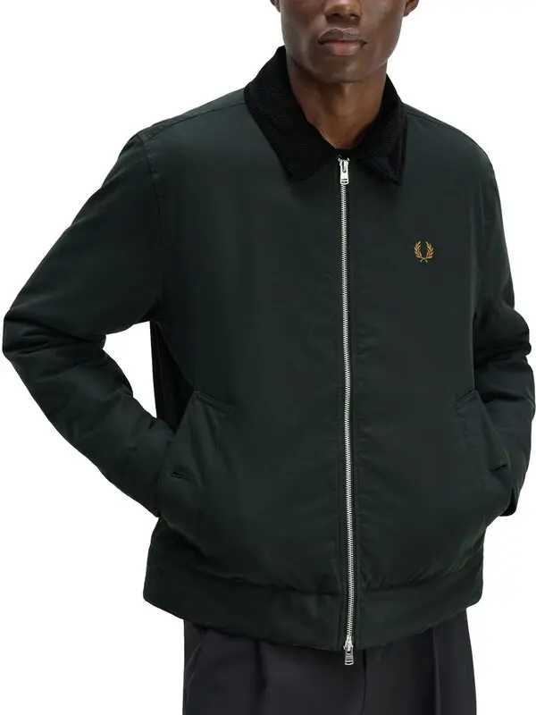 Fred Perry Giacca Caban Con Logo