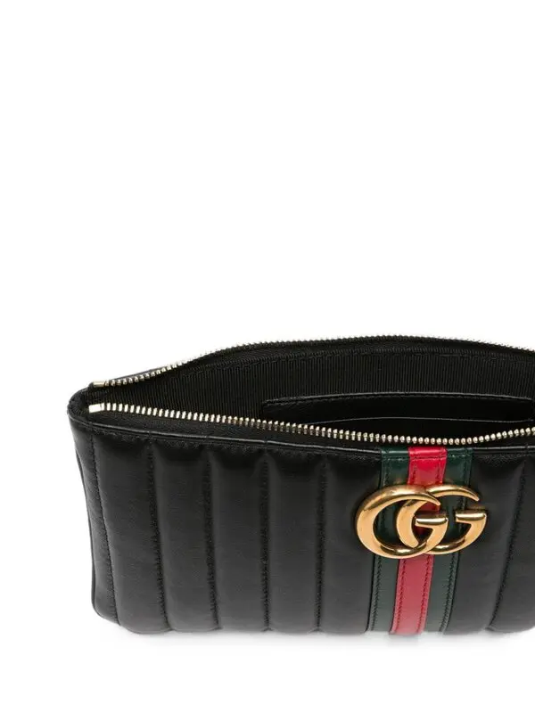 Gucci Gg Marmont Leather Pouch