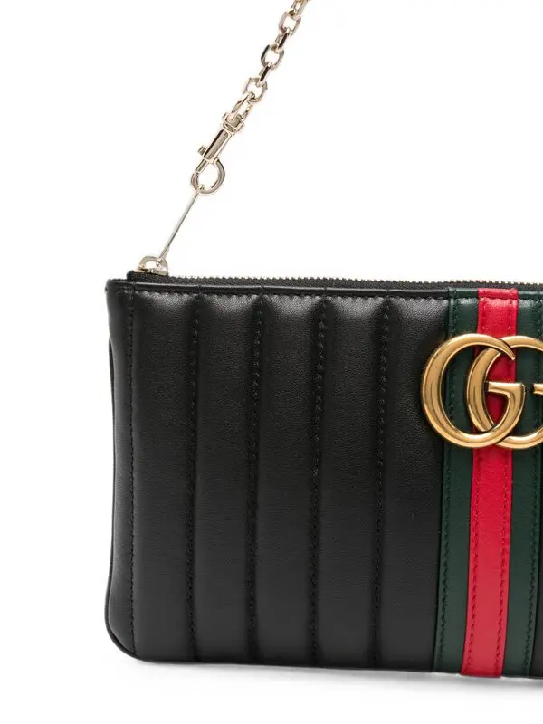 Gucci Gg Marmont Leather Pouch - Multicolor