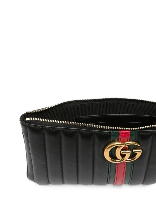 Gucci Gg Marmont Leather Pouch - Multicolor