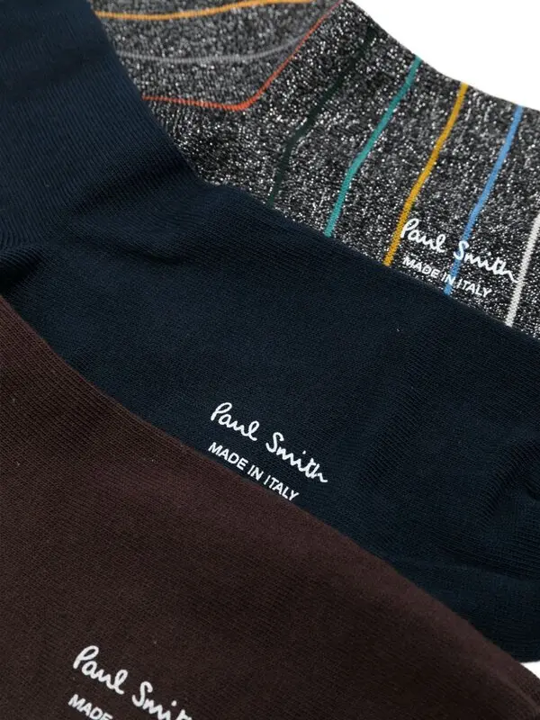 Paul Smith Spots Socks 3pack - Multicolor