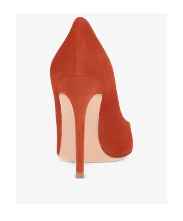 GIANVITO ROSSI Pointed Suede Pumps