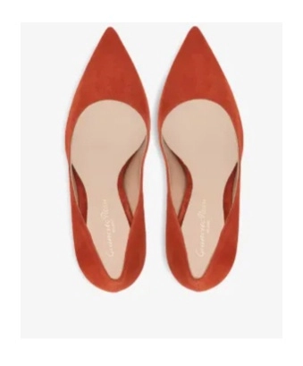 GIANVITO ROSSI Pointed Suede Pumps