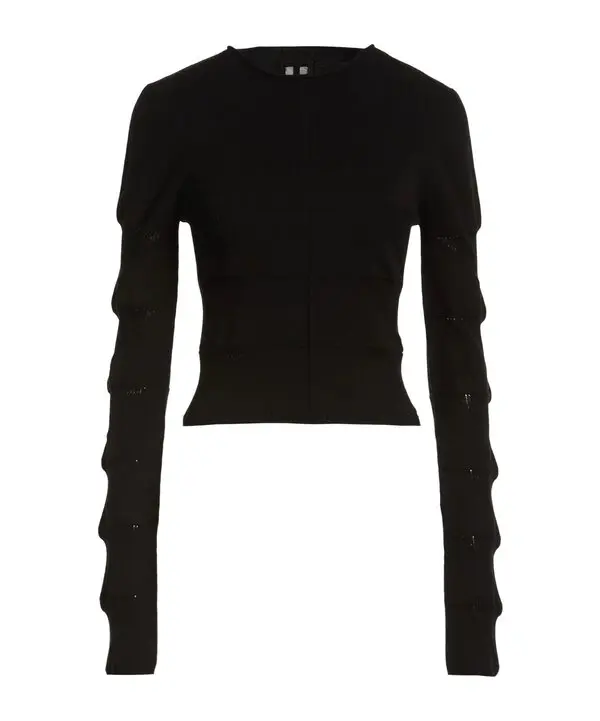 Rick Owens Minimalist Long-sleeve Knit Top