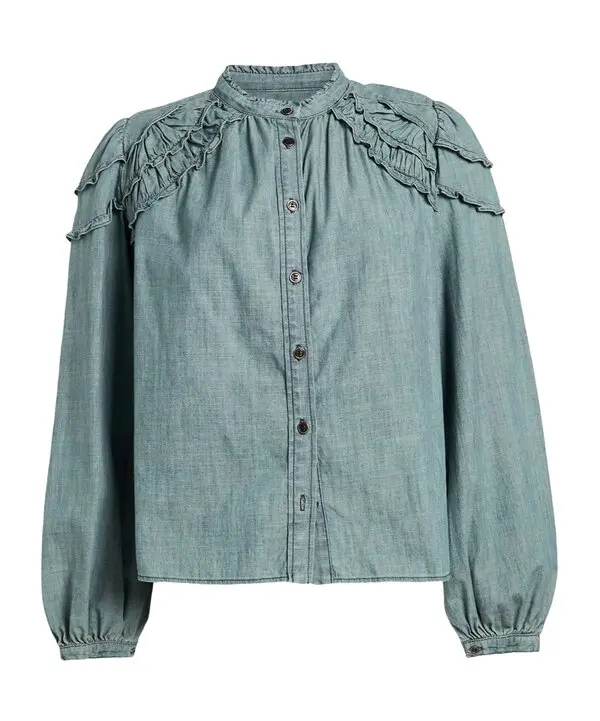 Isabel Marant Étoile Colorful Denim Shirt