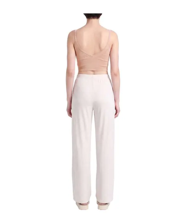 Max Mara Sleeveless V-neck Cropped Knit Top
