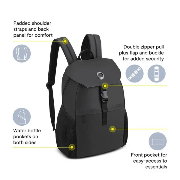 DELSEY PARIS Bedford Backpack - Black