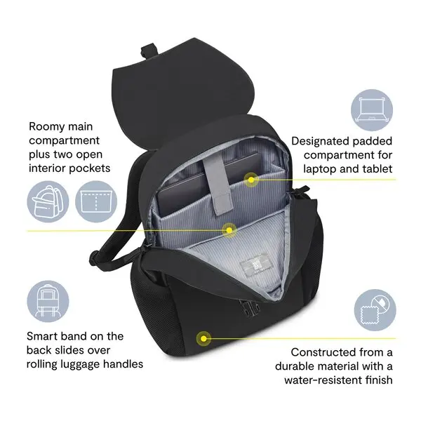 DELSEY PARIS Bedford Backpack - Black