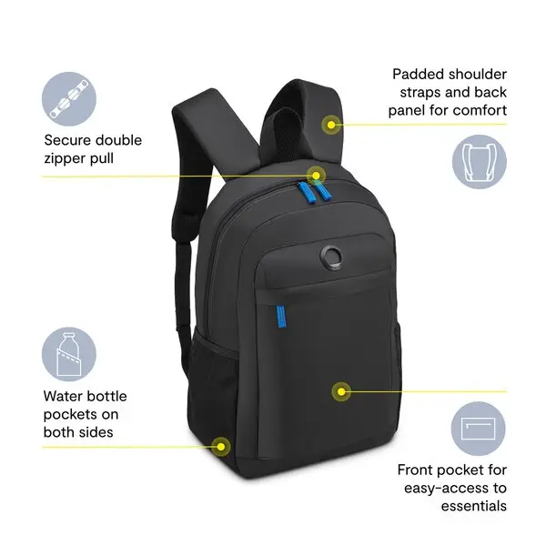 DELSEY PARIS Kevin Backpack - Black