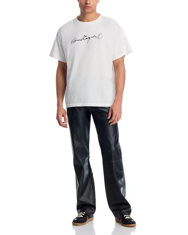 MAISON MARGIELA Straight Fit Coated Jeans