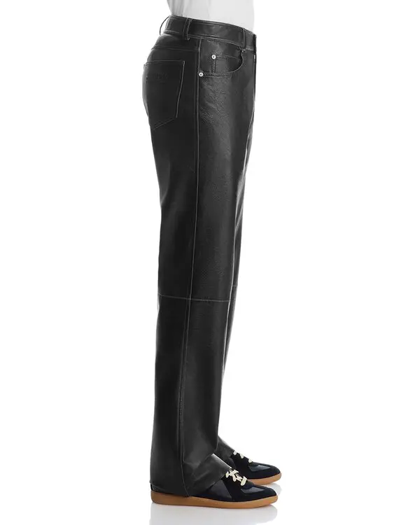 MAISON MARGIELA Straight Fit Coated Jeans