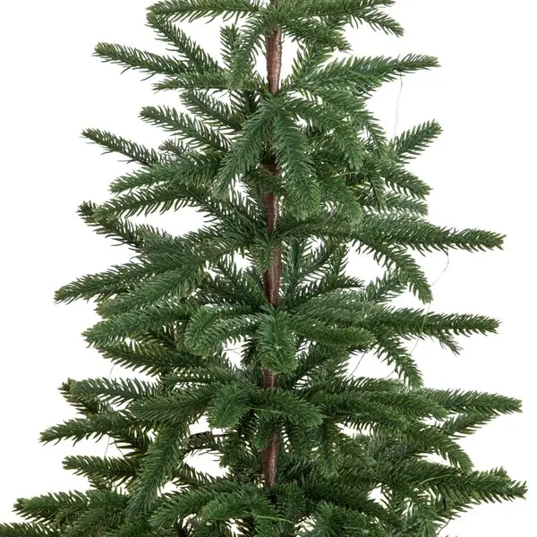 NEARLY NATURAL 3' Pre Lit Artificial Snowed Cypress Christmas Tree