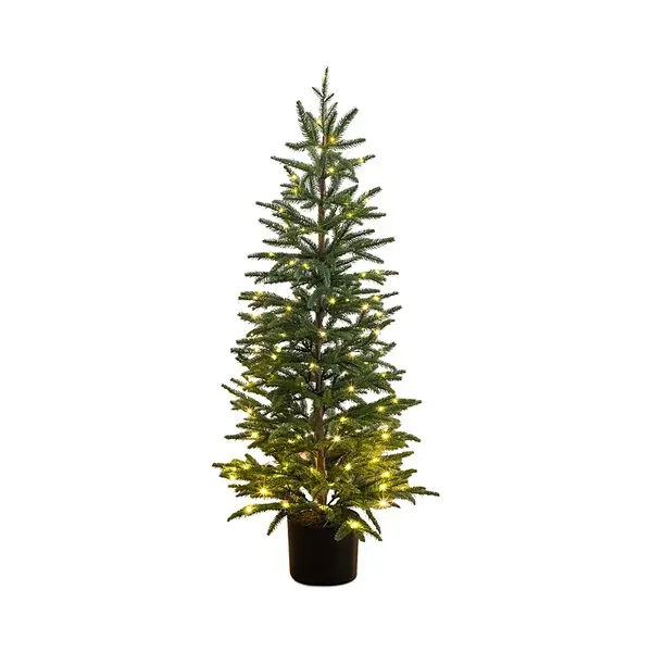 NEARLY NATURAL 4' Pre-lit Artificial Christmas Tree