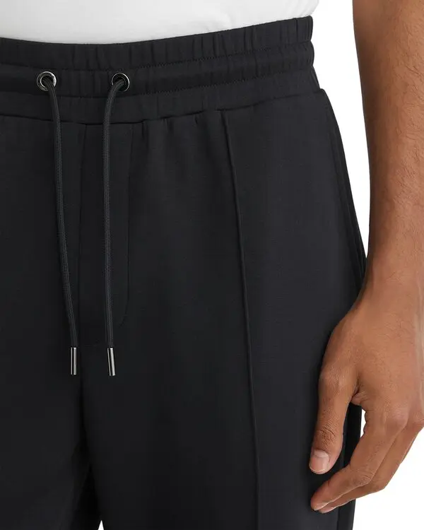 REISS Form Straight Fit Drawstring Jogger Pants - Navy