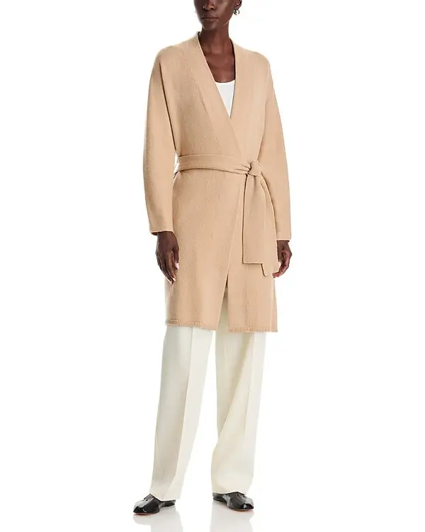 Vince Wool & Cashmere Belted Cardigan