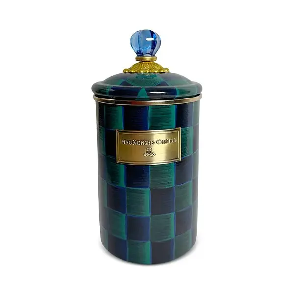 MACKENZIE-CHILDS Check Large Canister