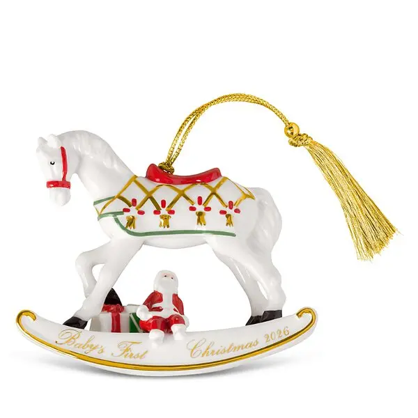 VILLEROY & BOCH Christmas Classics 2026 Rocking Horse Ornament