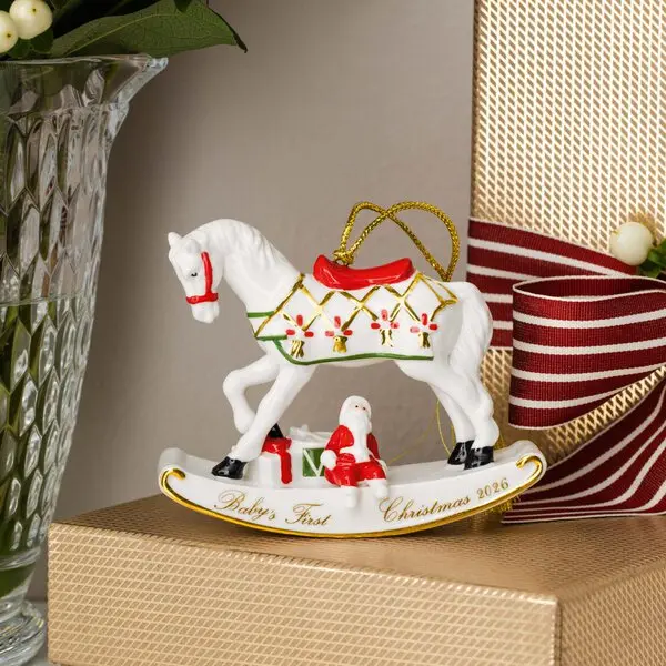 VILLEROY & BOCH Christmas Classics 2026 Rocking Horse Ornament