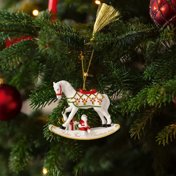 VILLEROY & BOCH Christmas Classics 2026 Rocking Horse Ornament