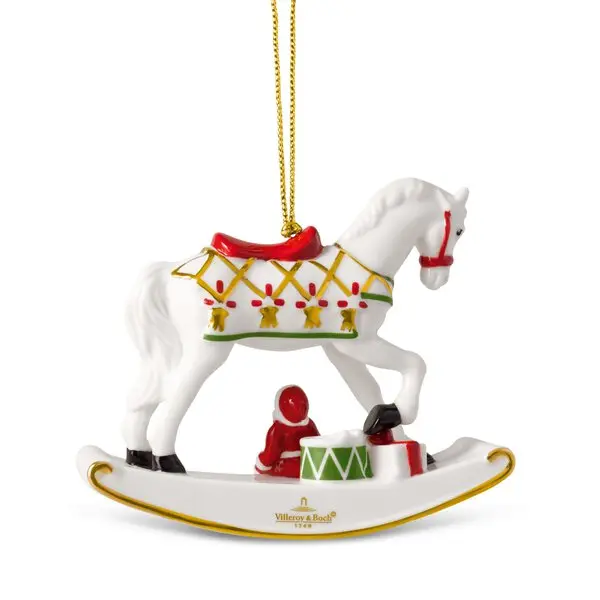 VILLEROY & BOCH Christmas Classics 2026 Rocking Horse Ornament