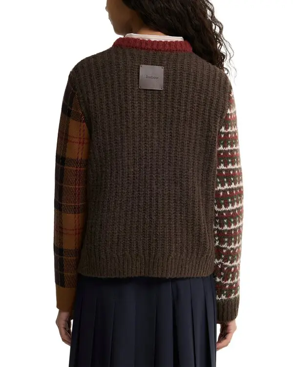 Barbour Ashford Patchwork Crewneck Sweater