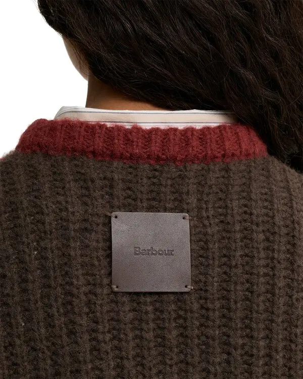 Barbour Ashford Patchwork Crewneck Sweater