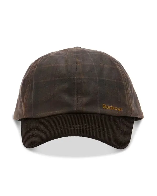 Barbour Arlene Waxed Cotton Baseball Cap