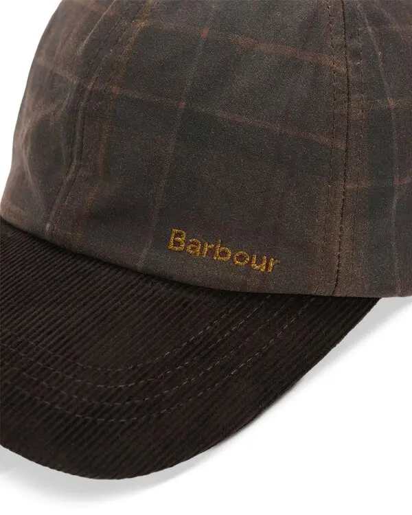Barbour Arlene Waxed Cotton Baseball Cap